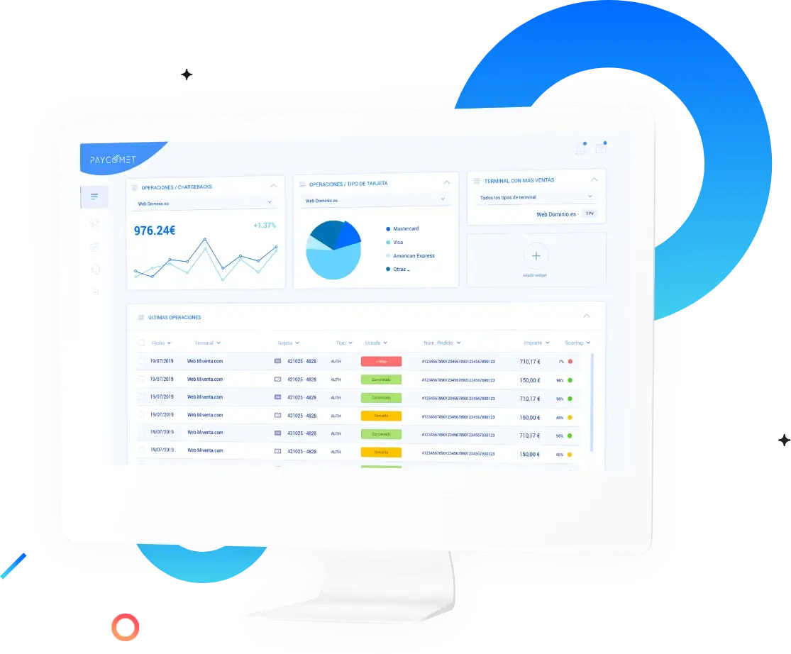 The most intuitive and complete dashboard | PAYCOMET